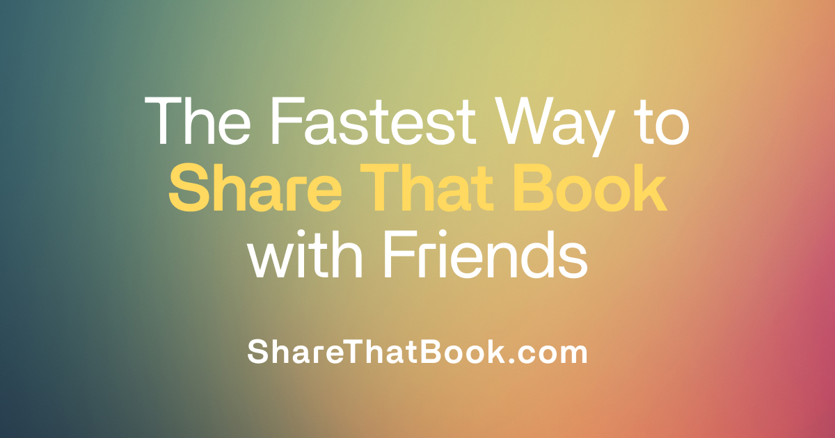 Share That Book - Find and Share Books Easily